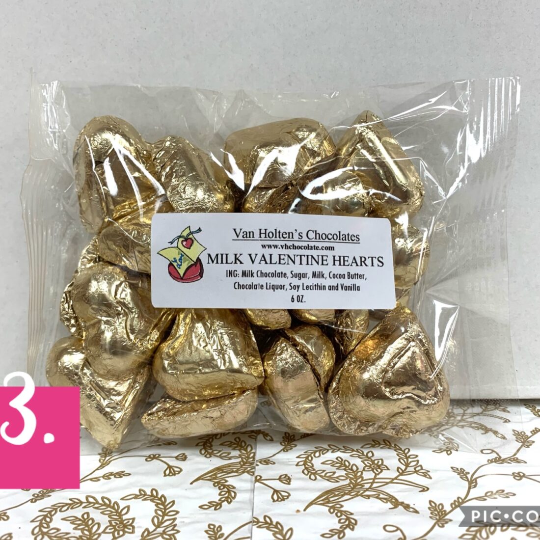 Valentine bagged Candy - Van Holten's Chocolates