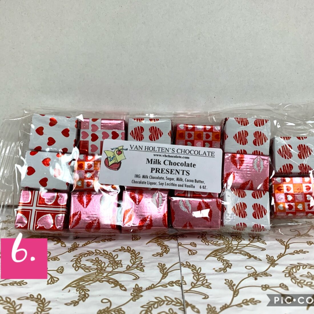 Valentine bagged Candy - Van Holten's Chocolates